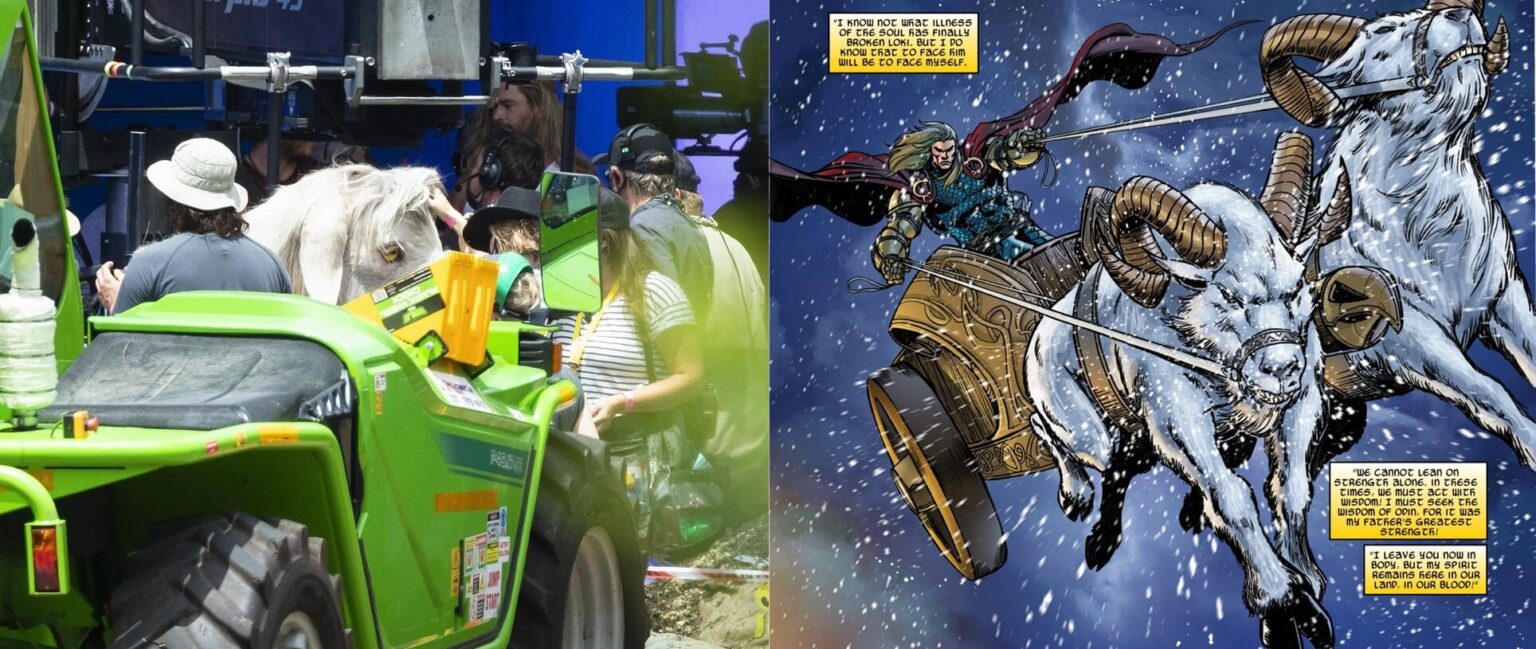 Criaturas clássicas de Thor são vistas em fotos do novo filme da Marvel