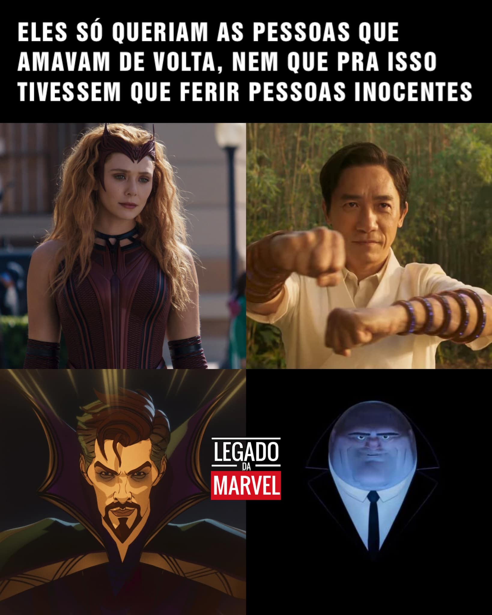 Coletânea de memes aleatórios do Legado da Marvel #1